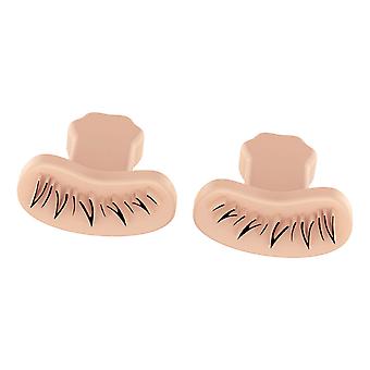 2x razítka na řasy šablona s rukojetí líné DIY spodní řasy šablona na ...