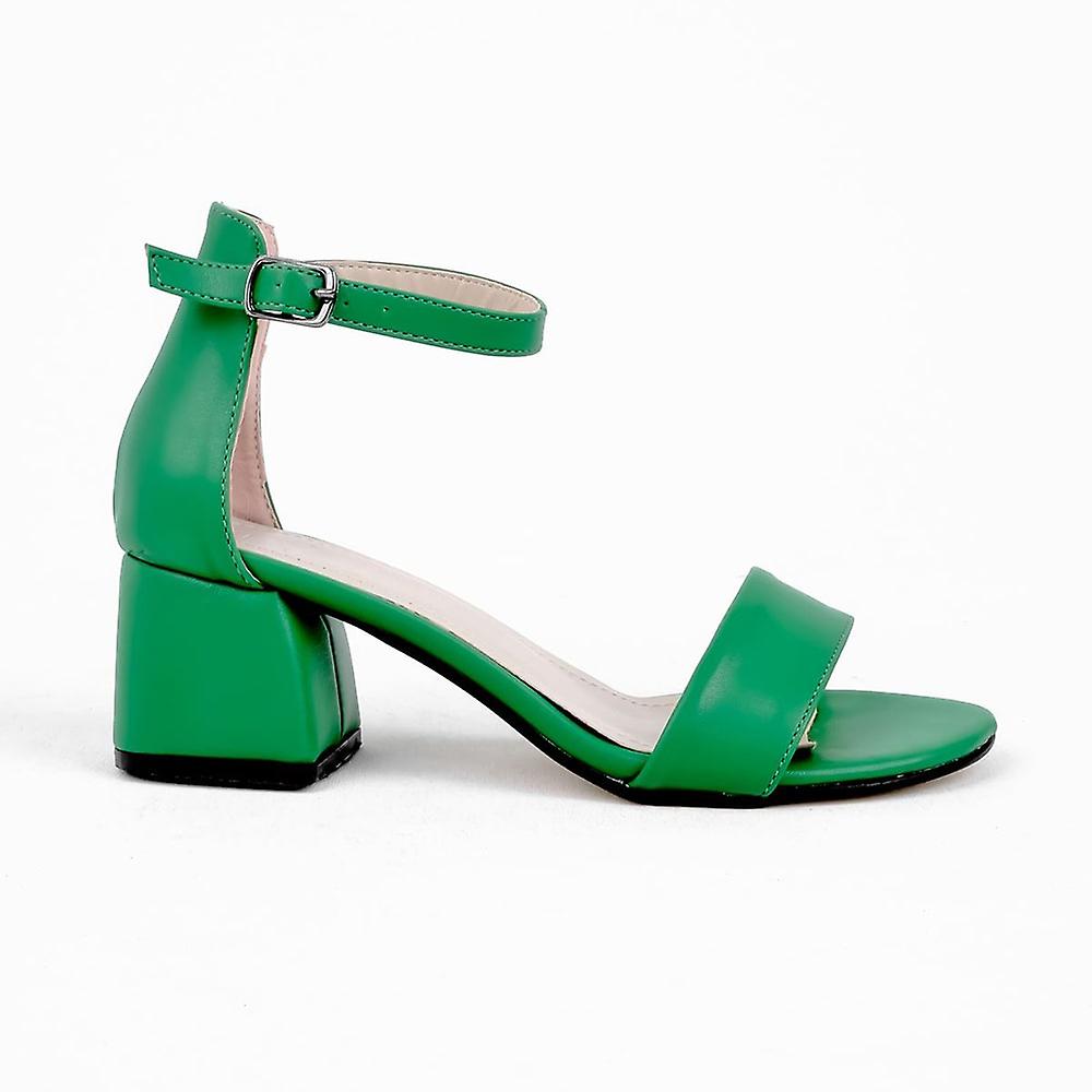 Green Low Heel Sandals for Ladies RA-155 | Fruugo UK