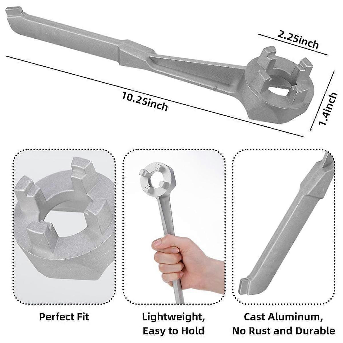 20 Pcs Metal Drum Bung Plug with Gasket 2 Inch and 3/4 Inch Steel Bung ...