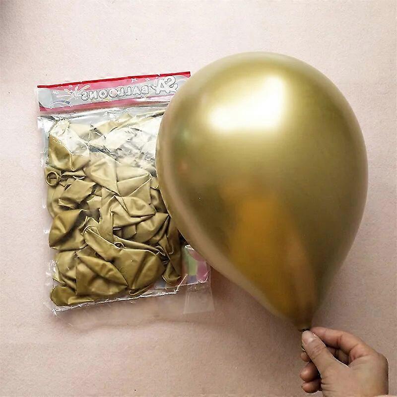 100st Metallic Rose Gold Silver Blue Gold Purple Ballon Wedding Grattis ...