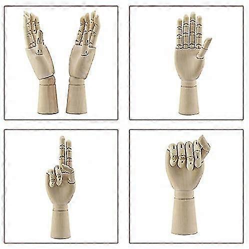 Wooden Hand Model Wood Artist Drawing Manikin Articulated Mannequin ...
