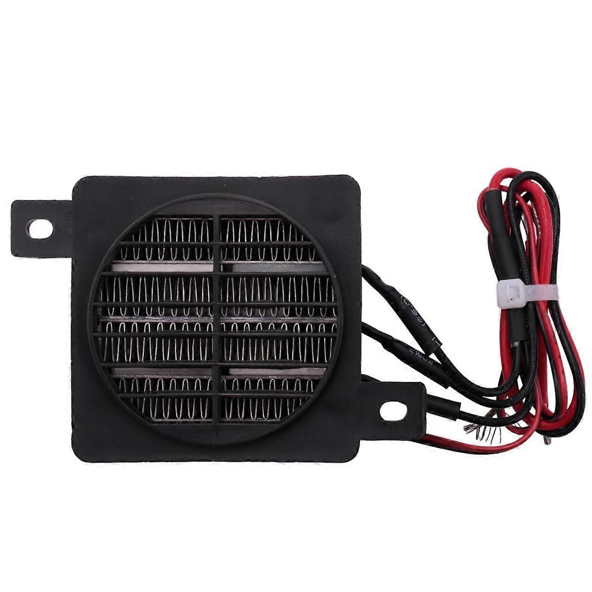 70W 12V Heater DC Fan Thermostatic Egg Incubator Heater PTC Fan Heater ...