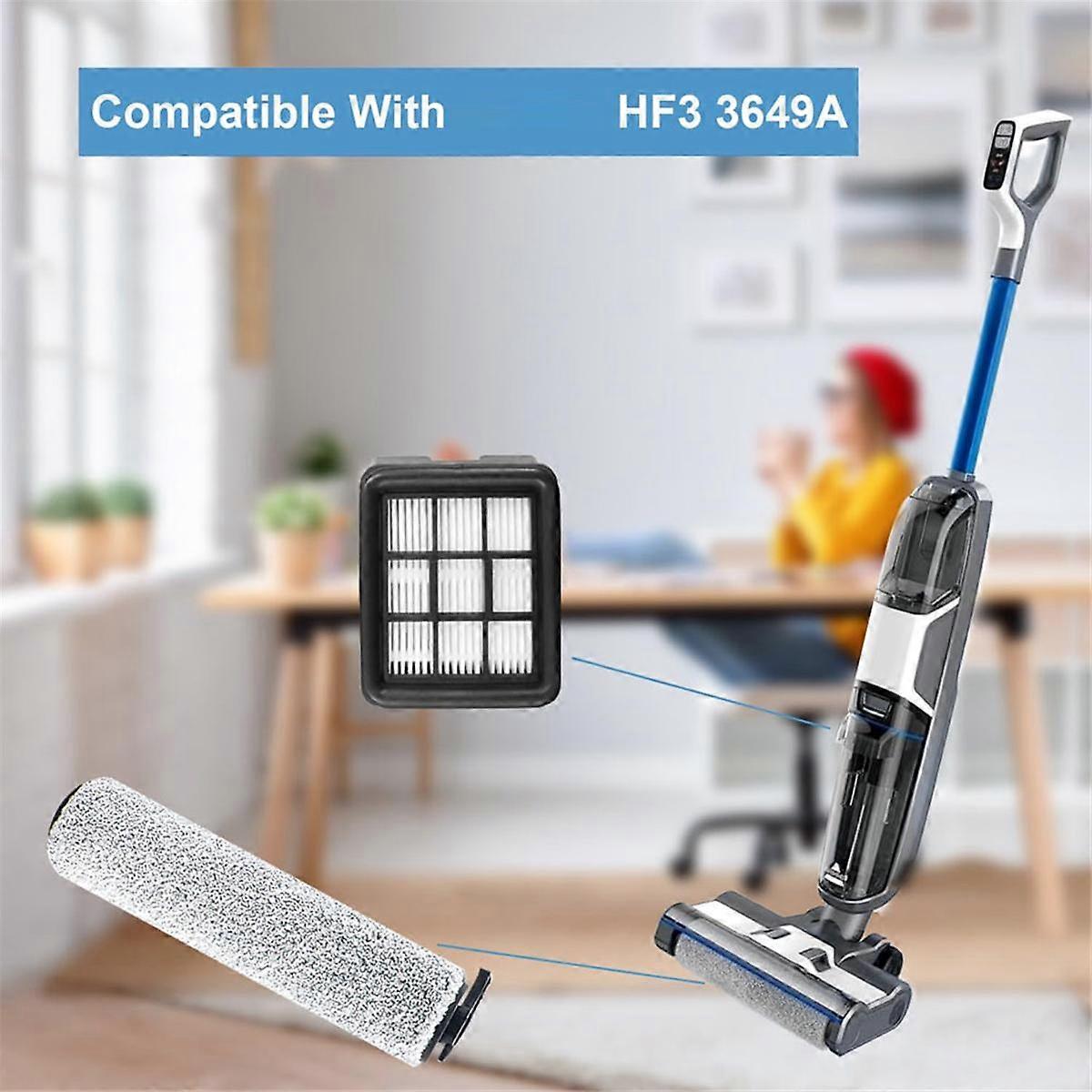 Replacement Brush Roller Filter Set for HF3 3649A Vacuum Cleaner Filter ...