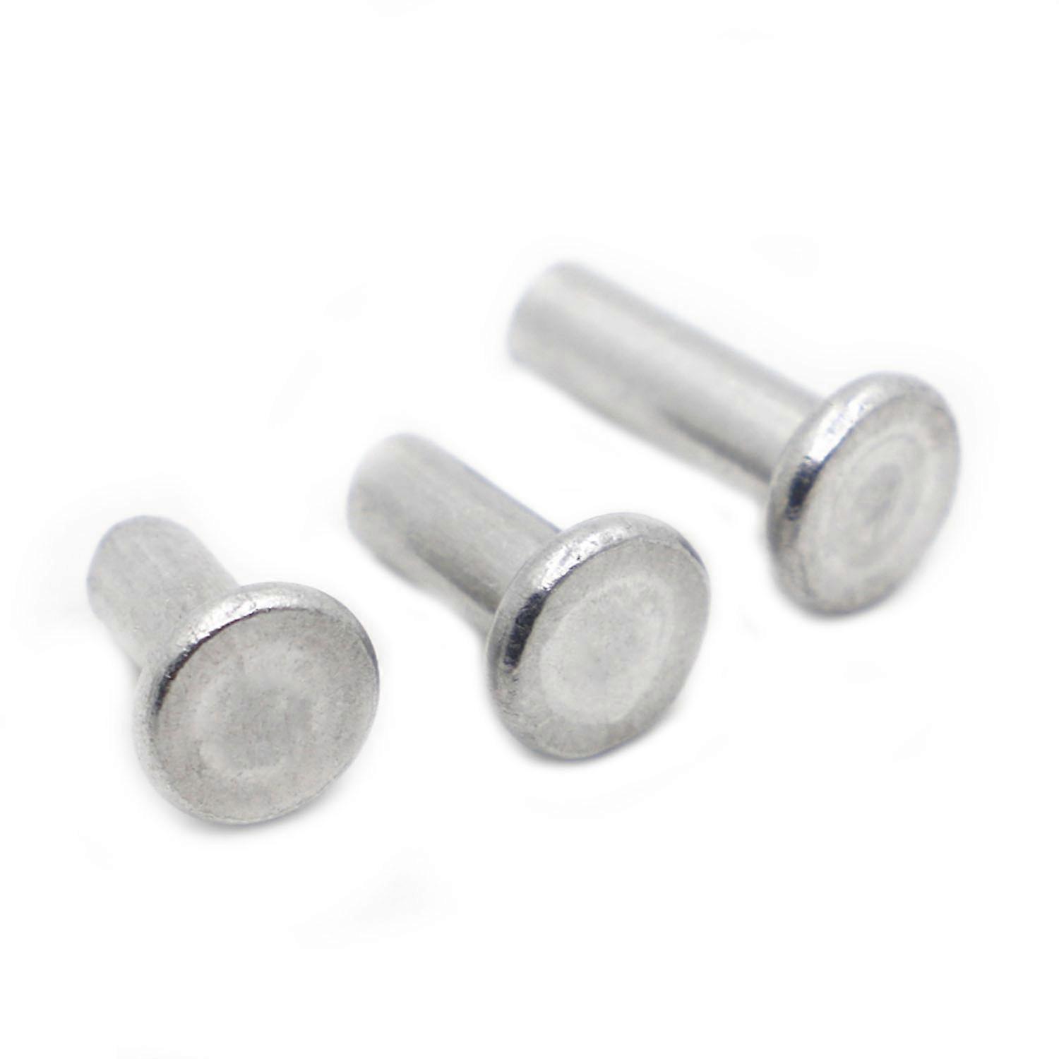 10-50pcs GB109 Flat Head Rivets Aluminum Alloy Solid Rivet M2 M25 M3 M4 M5 M6 M8 | Fruugo UK