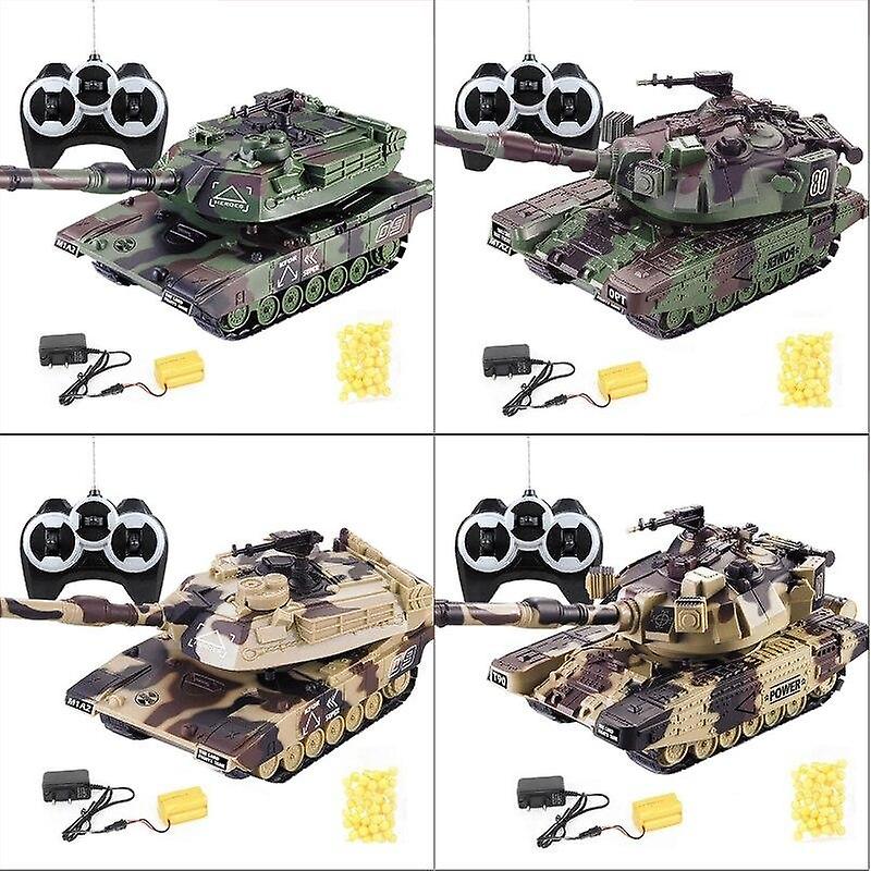 Military War Rc Battle Tank Heavy Large Interactive Remote Control Toy ...