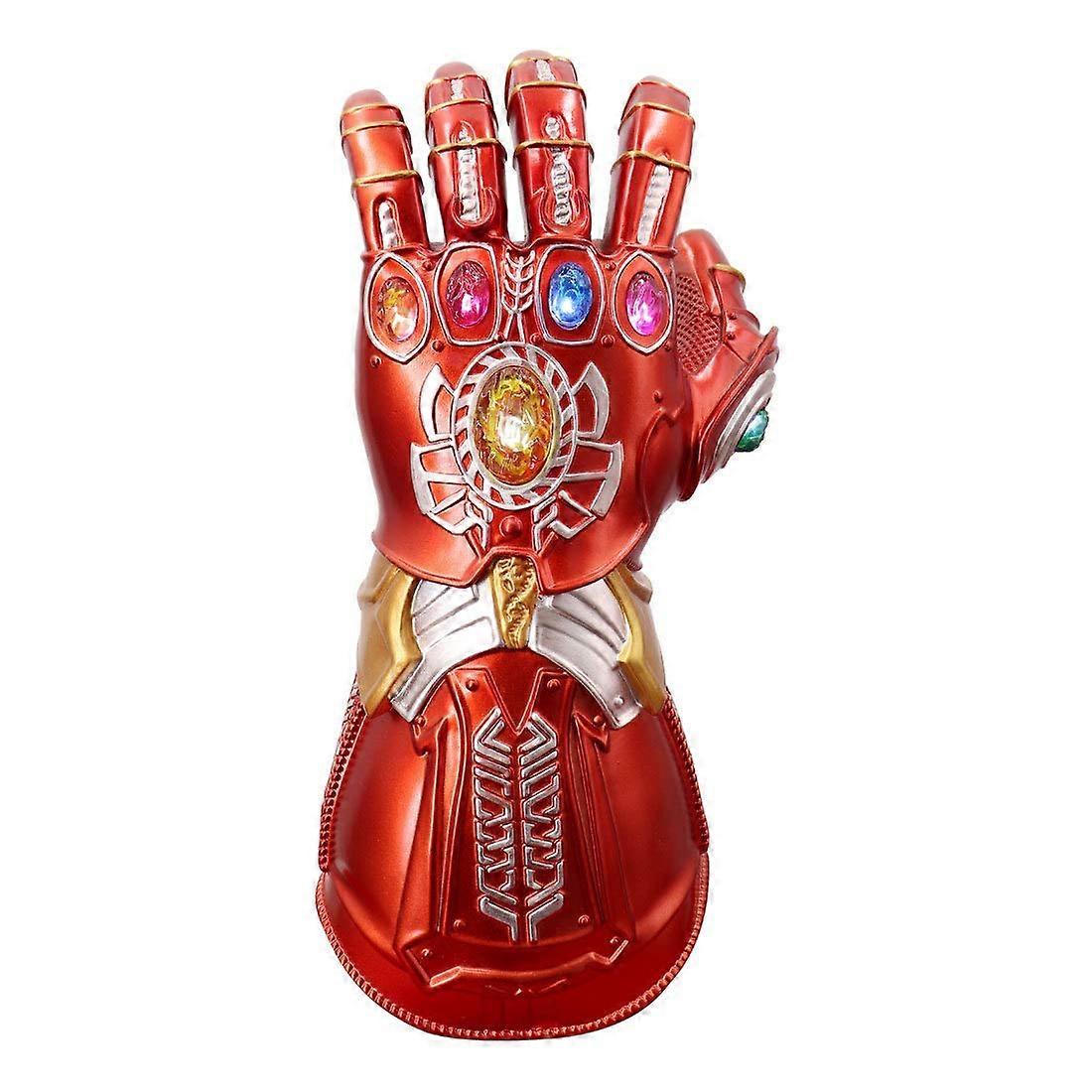 Adult Hand Thanos Glove Gloves Infinity Gauntlet with with 7 LED Light ...