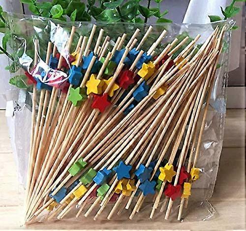 Cocktail Sticks 100 Counts Wooden Toothpicks Party Supplies Frill ...