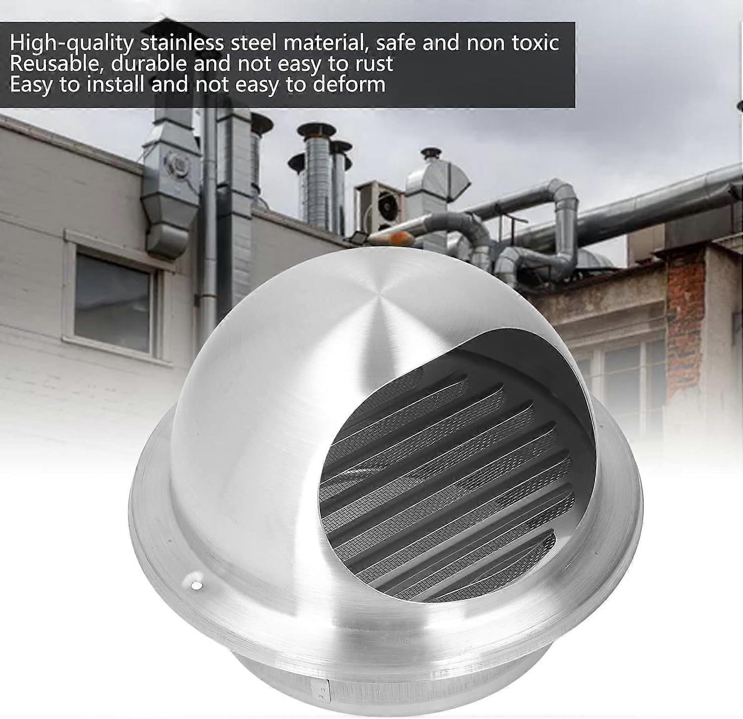 Air Vent Grille, 160mm Stainless Steel External Extractor Reusable ...