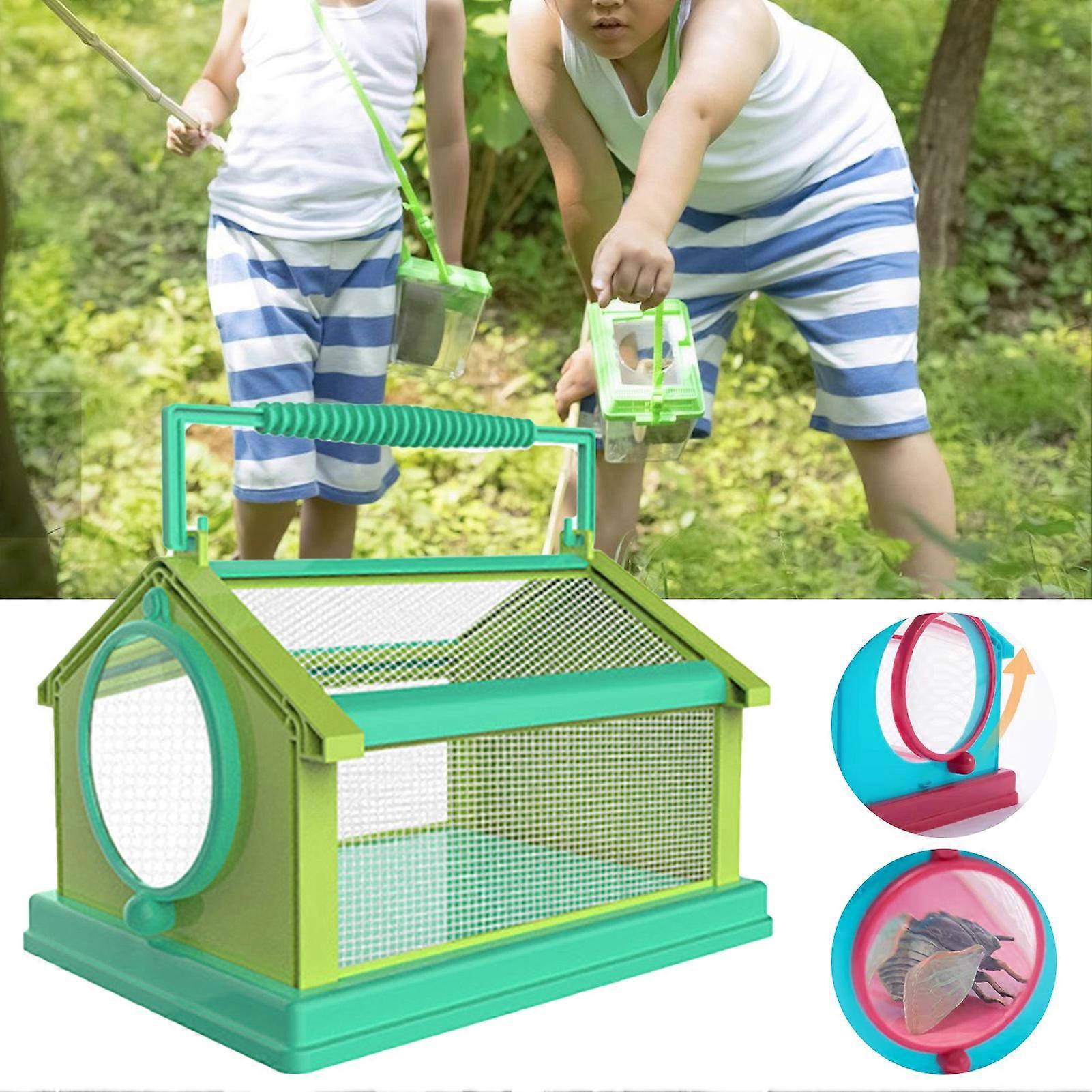 House Shape Foldable Portable Butterflies Cage Butterflies Mesh ...