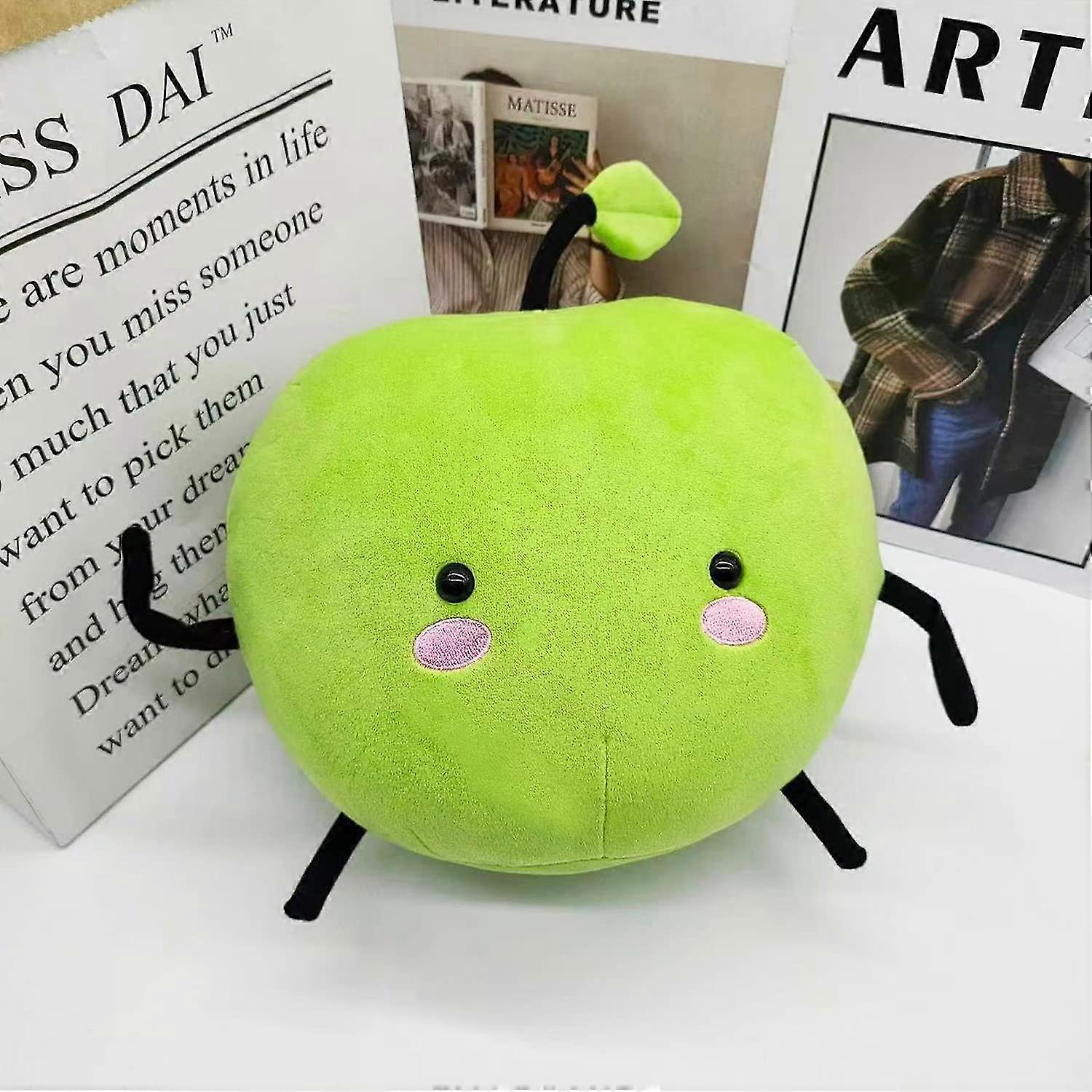SBSGV 11.8" Stardew Valley Plush Toy Apple Junimo Plush Green Super ...