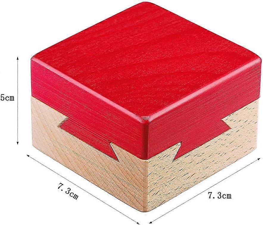 Wooden Magic Puzzle,Puzzle Box,Wooden Secret Opening Puzzle Box Mysterious Box Gift Box for Kids ...