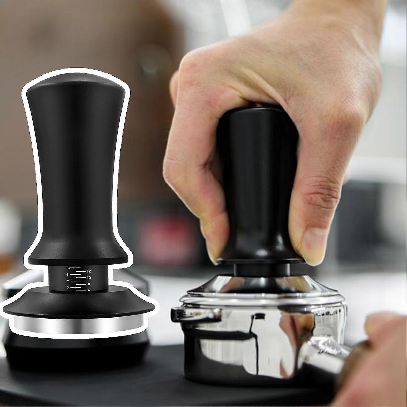 Coffee Hand Tamper with Automatic Rebound Spring Loaded And Scale ...