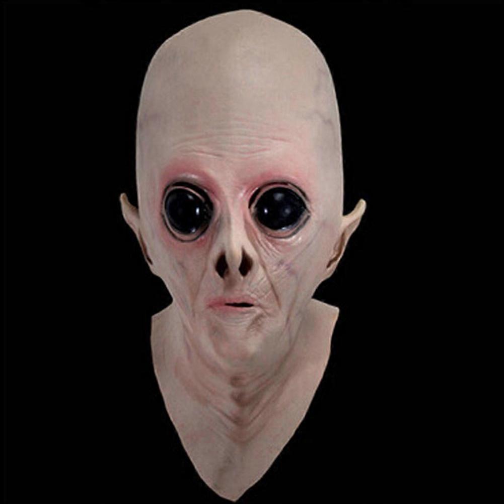 Halloween Scary Disgusting Vinyl Big Eyes Alien Mask Costume Party ...