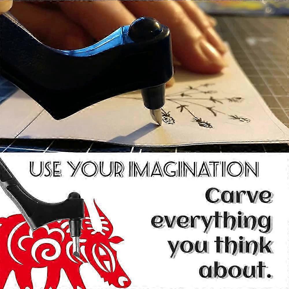 Art Cutter Tool, 2 Pieces Rotary Craft Knife, Stainless Steel Precision ...