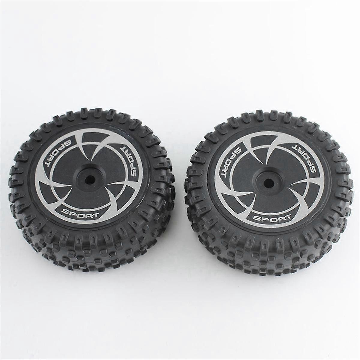 2pcs Remote Control Car Tire Parts for 144016 Front Wheel Set (Narrow ...