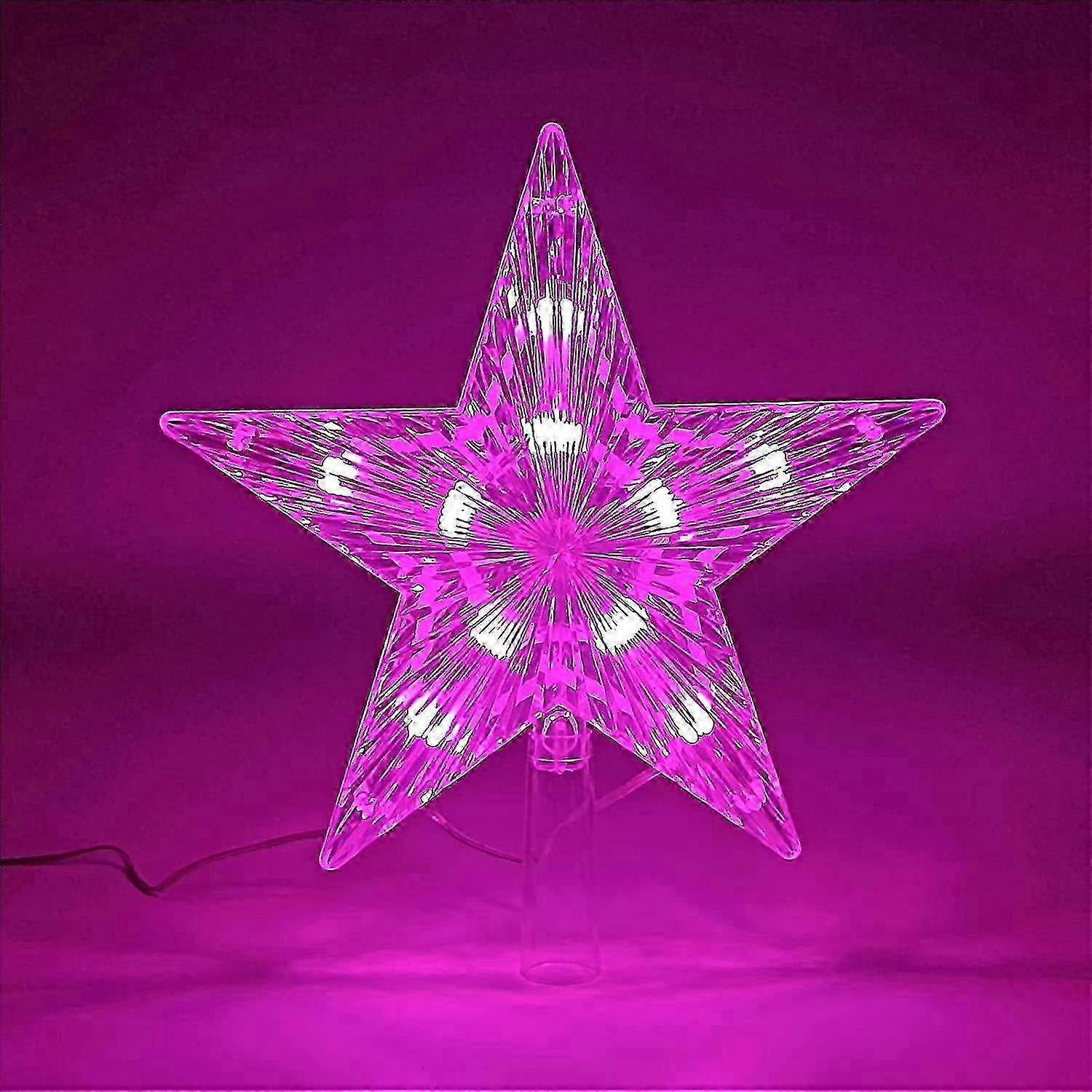 Christmas Tree Topper. Led 20 Light Modes Color Changing 9" Christmas ...