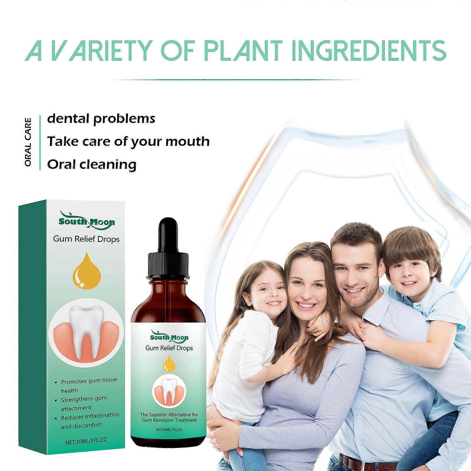 Gum Repair Drops Relieve Receding Gingival Swelling Gum Cleaning Care ...