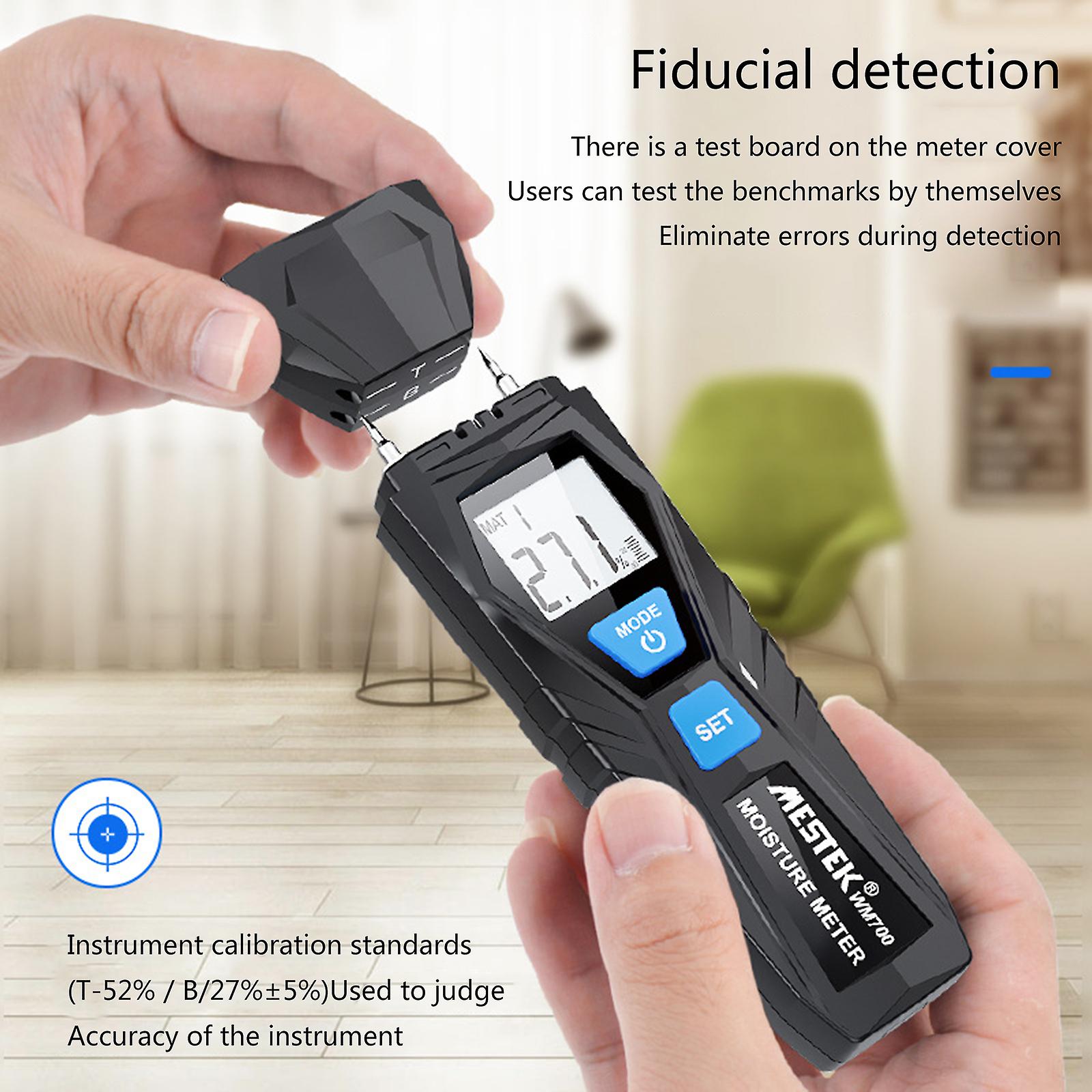 Handheld Wood Moisture Tester Meter / Switchable Auto Calibration ...