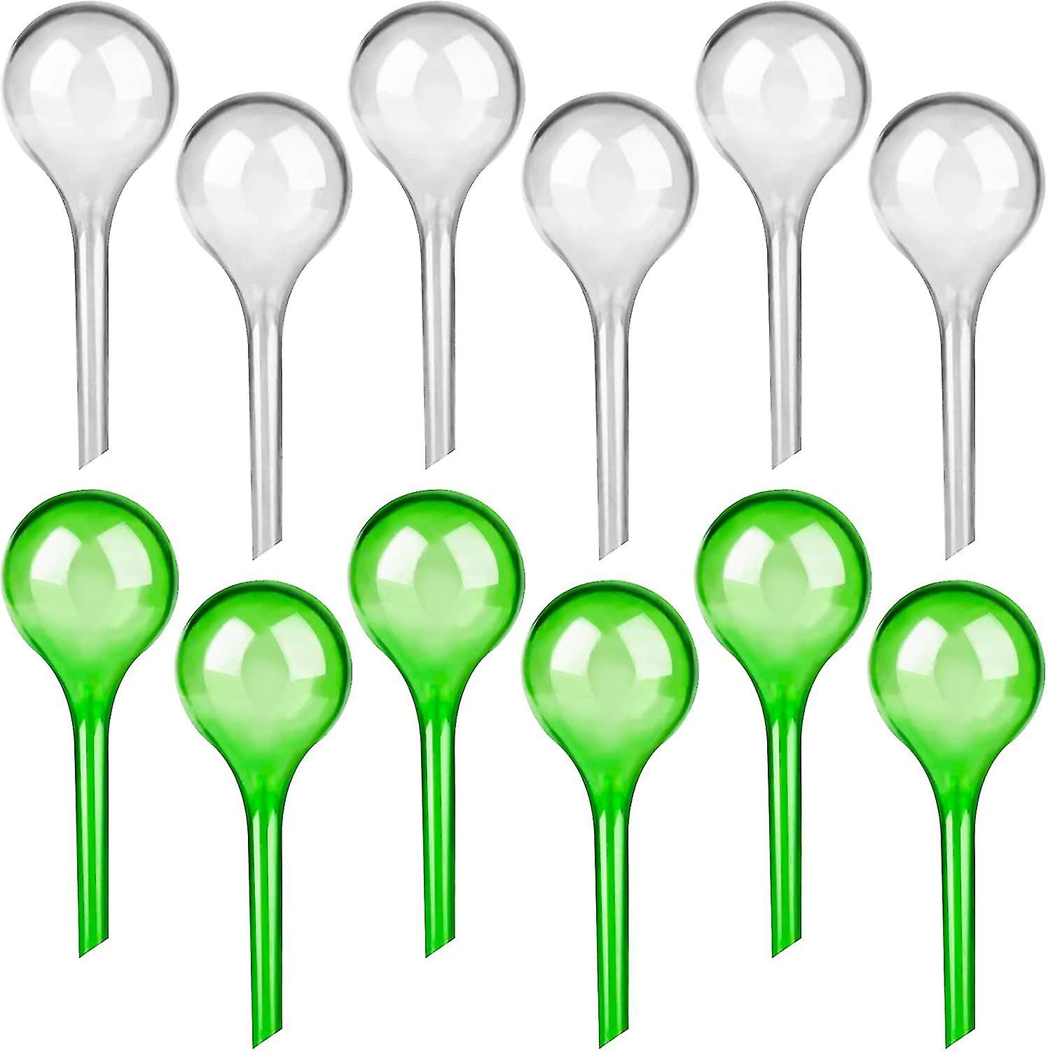 12pack Small Synthetic Glass Watering Balls-2"diameter Drip Irrigation ...