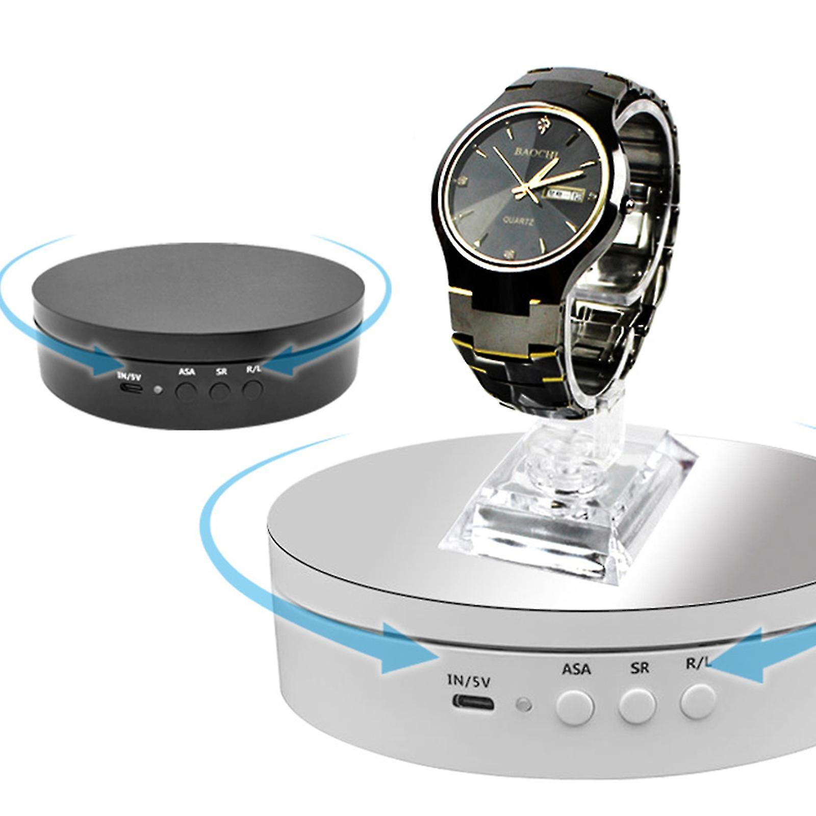 360 Electric Motorized Rotating Display Stand Jewelry Photography Show ...