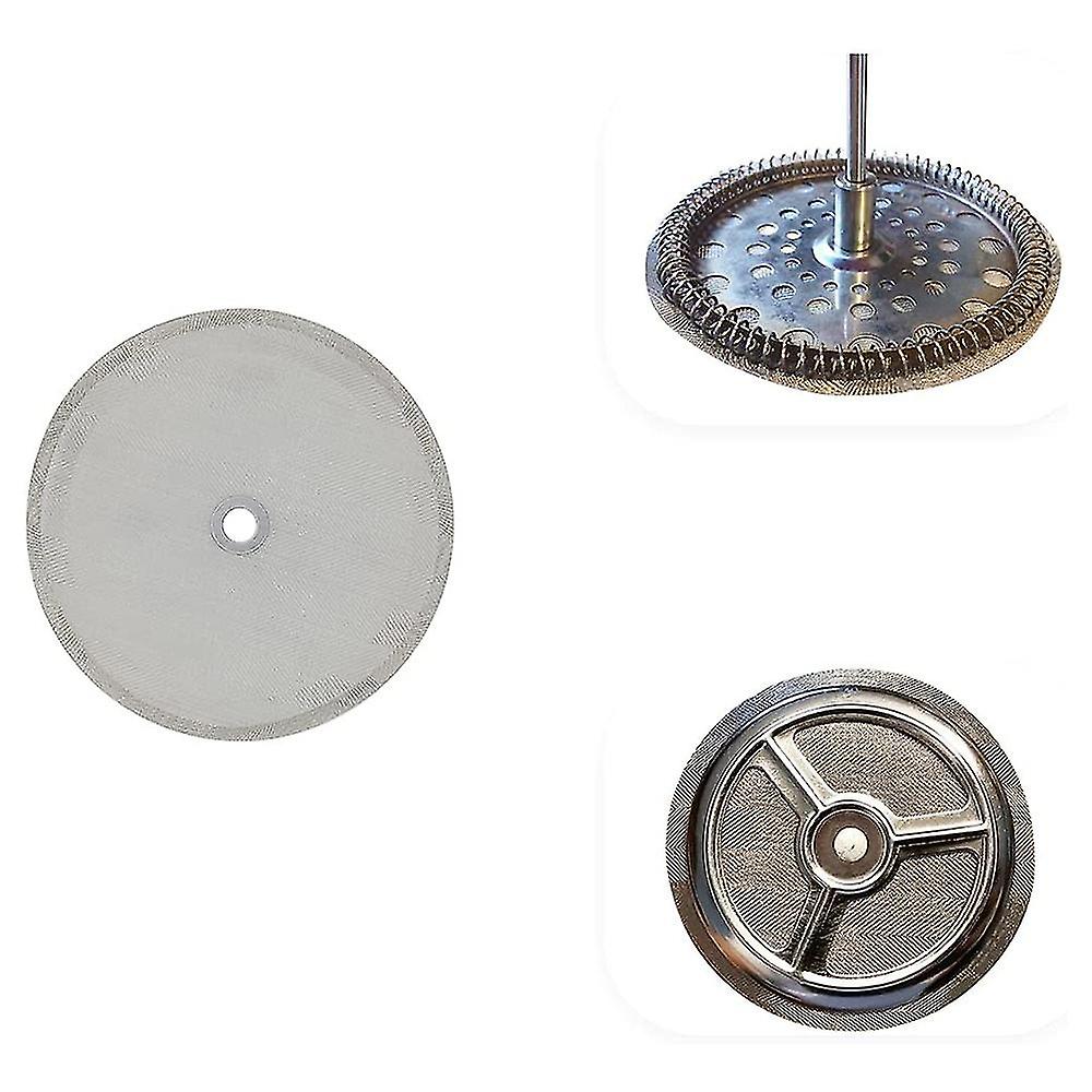 French Press Replacement Filter Screen Reusable Stainless Steel Mesh ...