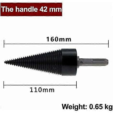 Log Splitter Wood Splitter 42mm Tapered Drill Wood Splitting Wood ...
