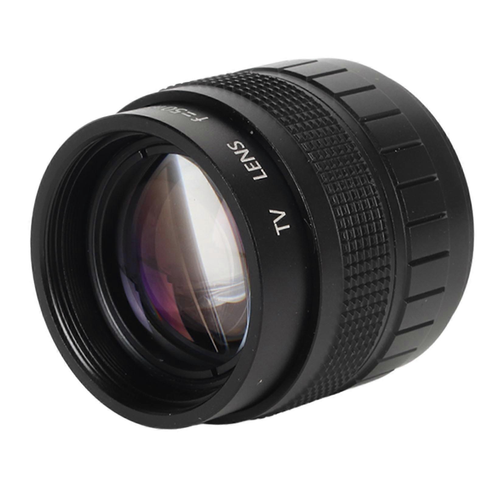 50mm Manual Focus Prime Lens F1.4 C 2/3inch Large Aperture Fixed Focus ...