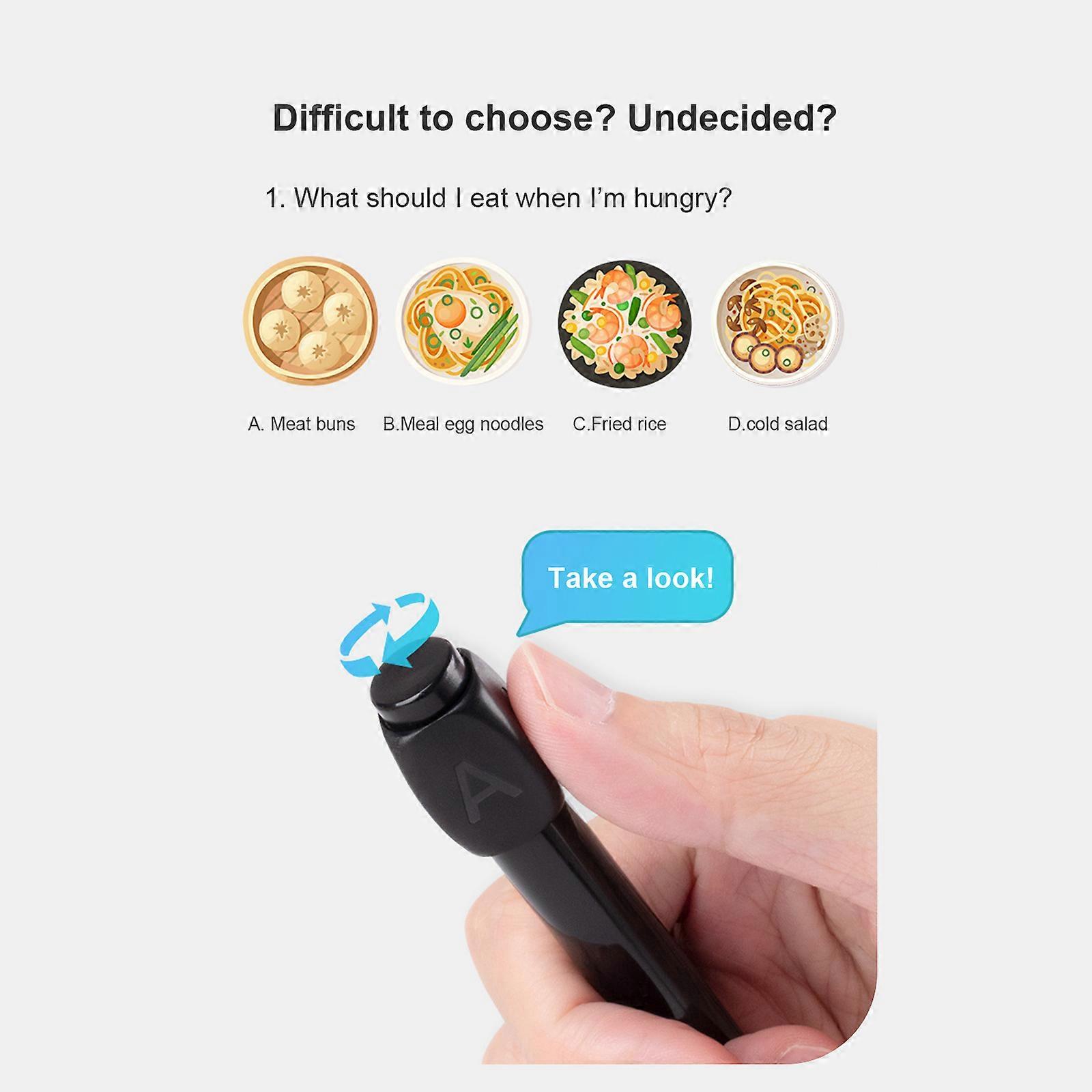 Fidget Spinner Pen Fidget Pen Spinner with ABCD Rotation Cap Creative ...