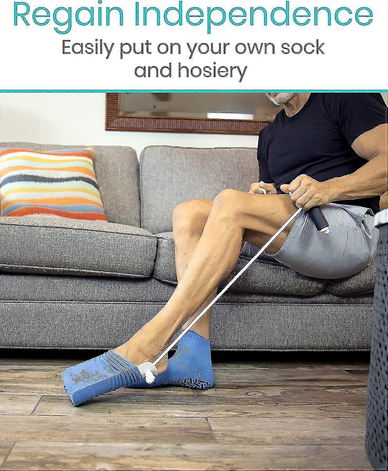 Compression Sock Aid Tool - Easy On And Off Stocking Slider - Pulling ...