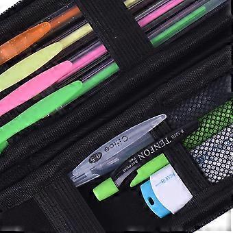 Black Hard Pencil Case EVA Hard Shell Pen Case Holder for Executive ...