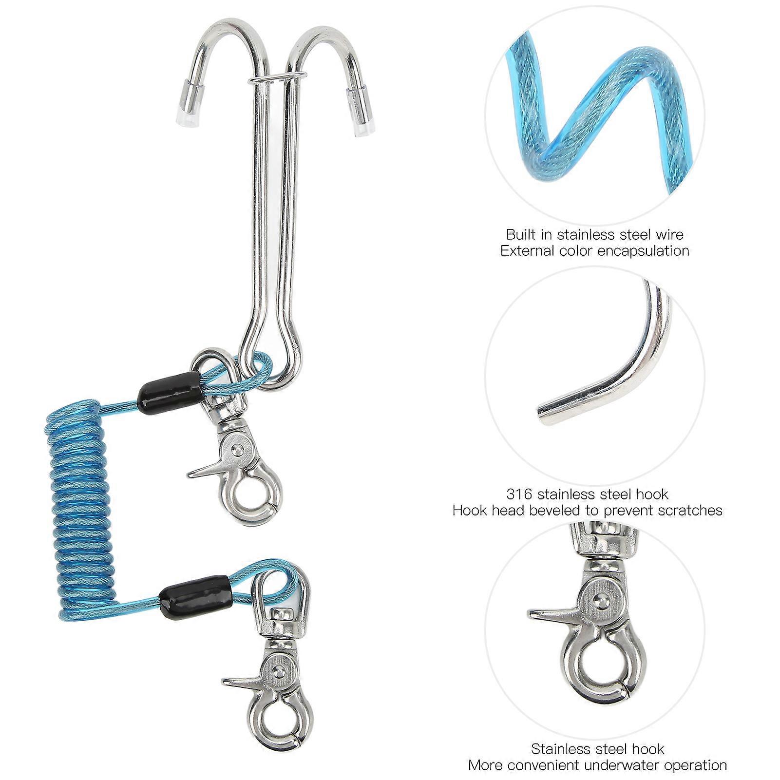 Double Reef Hook Drift Hook 316 Stainless Steel Double Reef Hook Diving ...