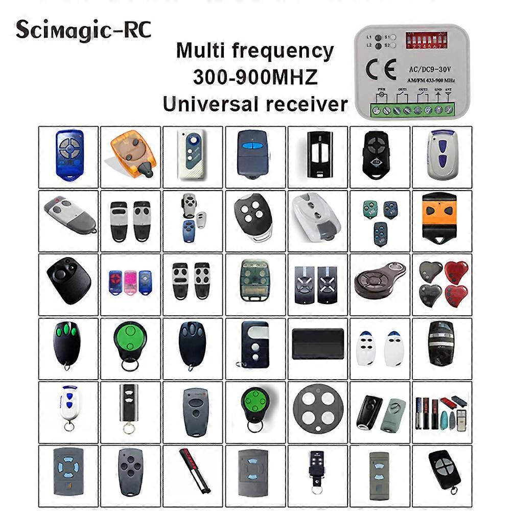 Garage Gate Remote Control Universal Receiver RX MULTI 300-868MHz AC/DC ...