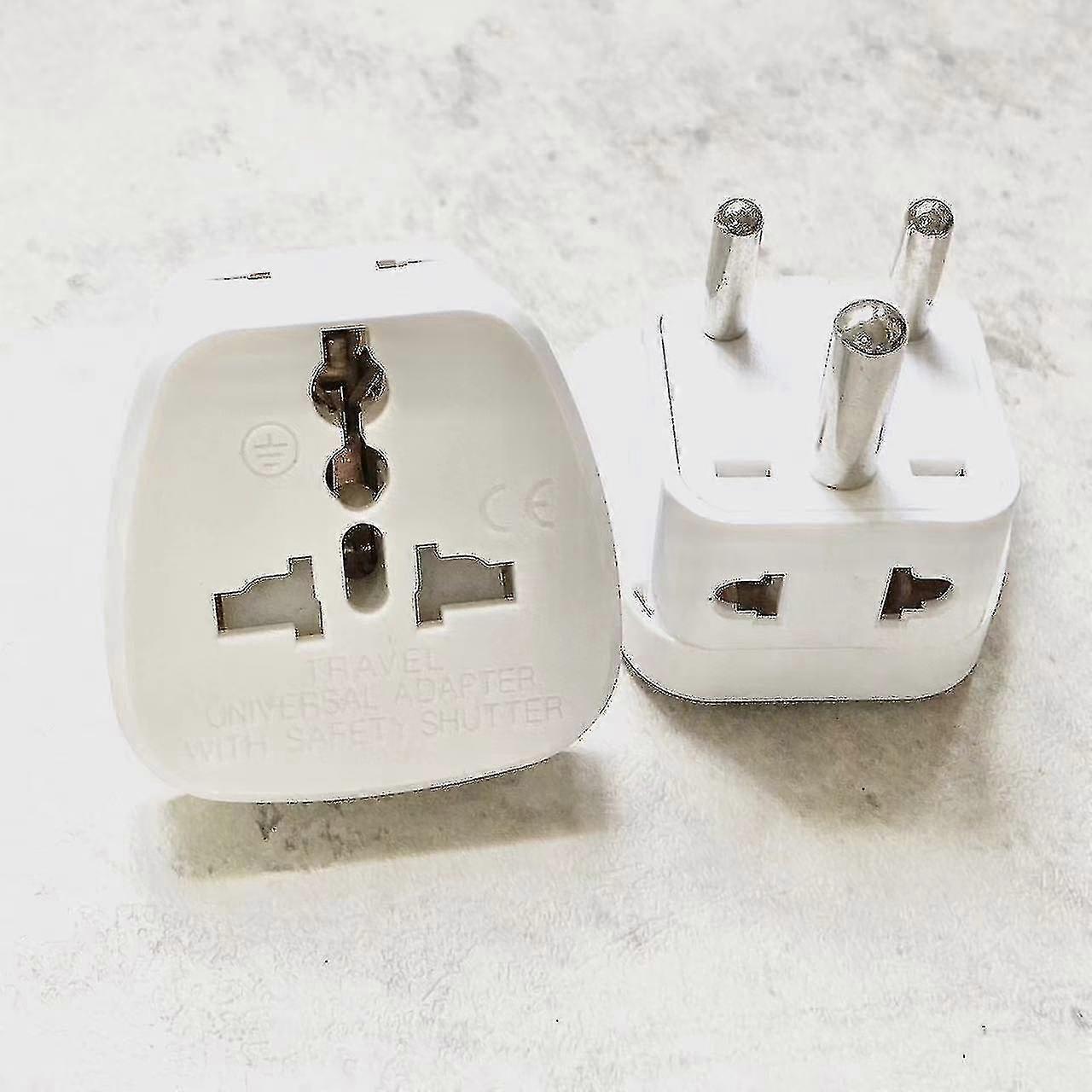 India Sri Lanka Type D Travel Adapter With 2 Power Outlet Black Color 1 ...