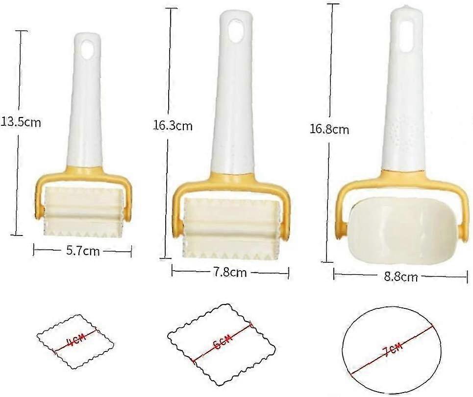 Rolling Cookie Cutters Round Bearing Cutter Square Cutter Roller Slices ...