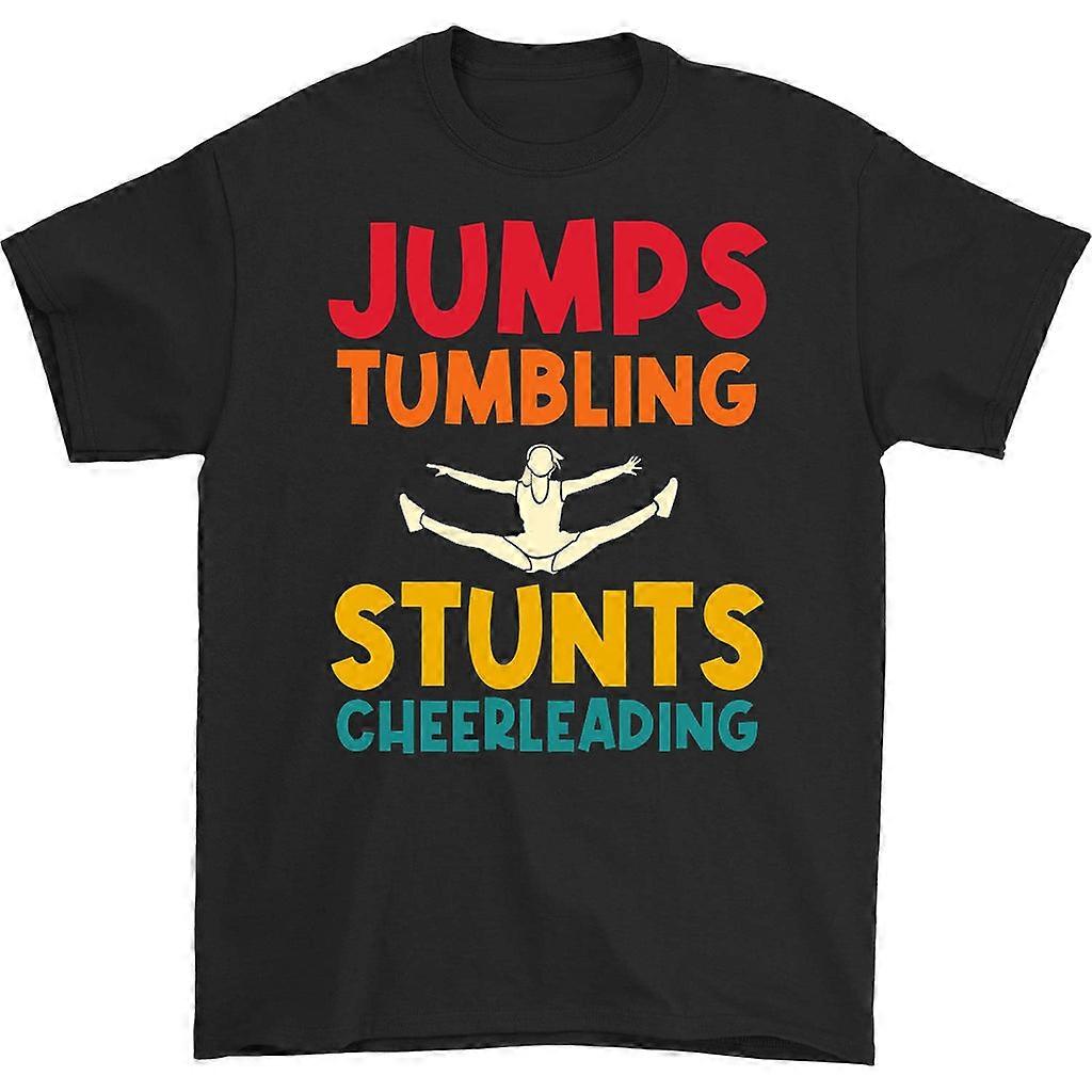 Jumps Tumbling Stunts Cheerleading T-shirt | Fruugo UK
