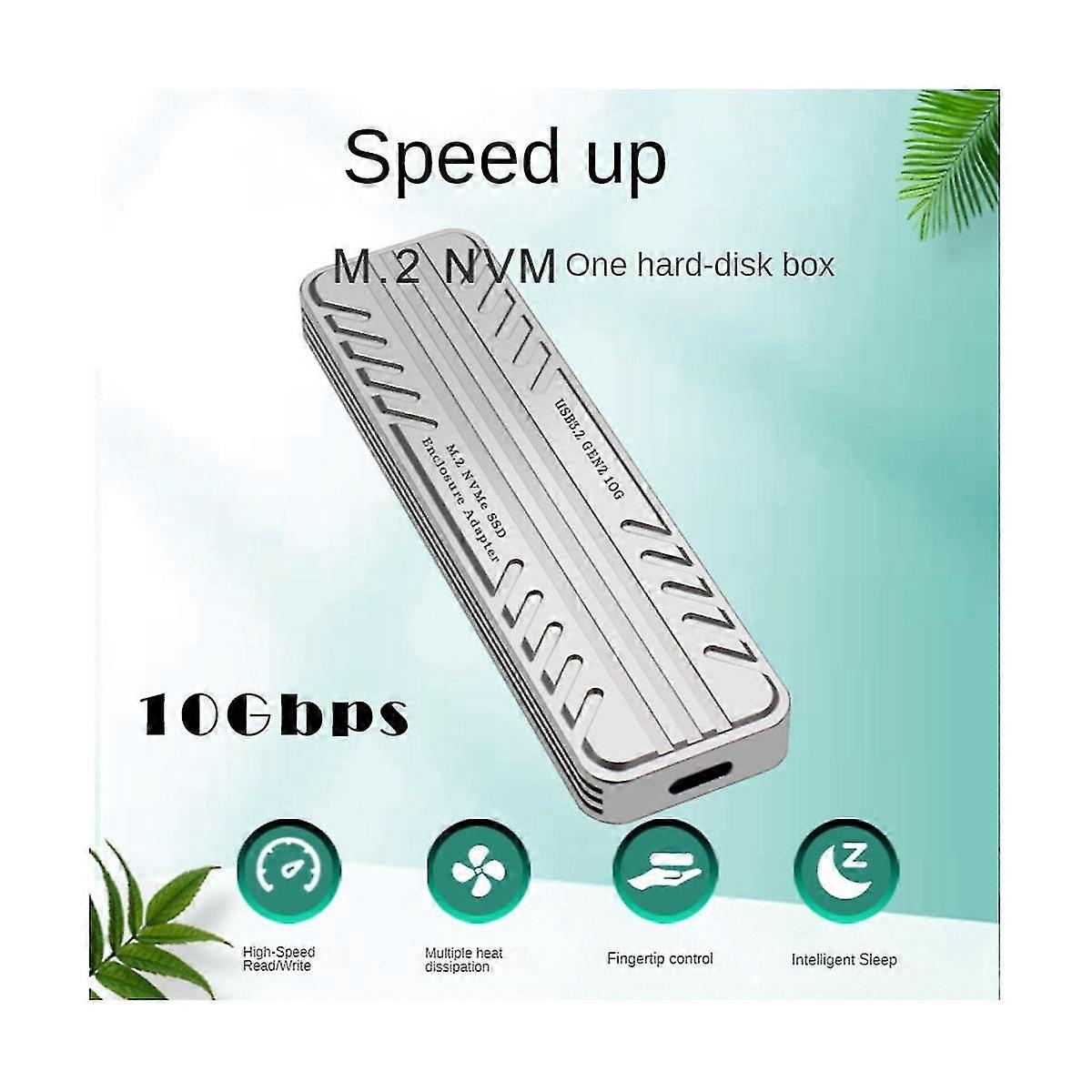 SSD Enclosure M.2 NVMe Case Enclosure USB C PCIe M2 SSD Case USB 3.2 ...