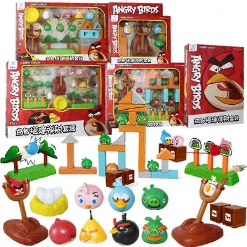 Angry Bird Building Blocks Toys Red Blues Chuck Matilda Minion Pigs ...