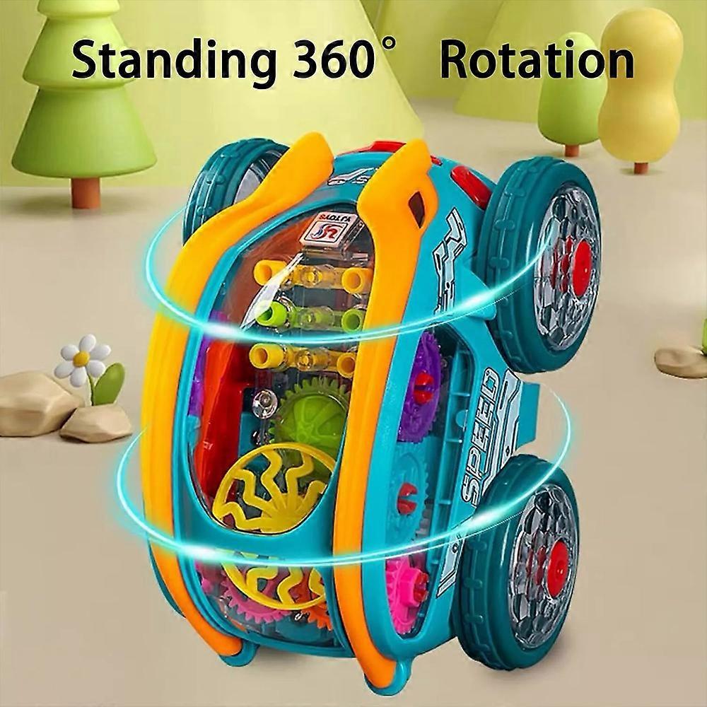Speedlite Dynamic Gear-Powered Car with Led Lights, Light Up Toy Cars ...