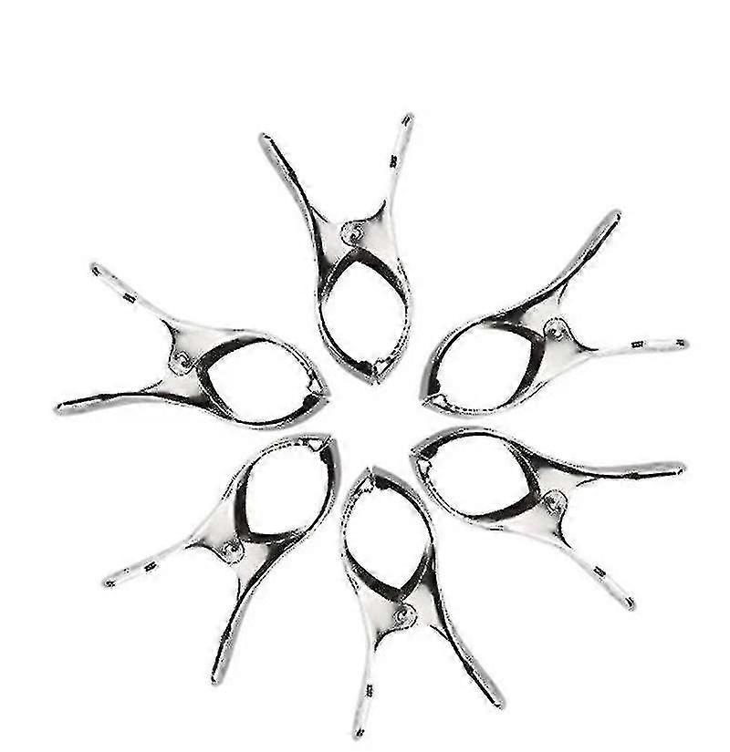 6 Pcs Large Beach Towel Clips Stainless Clothespins Beach Towel Clips ...