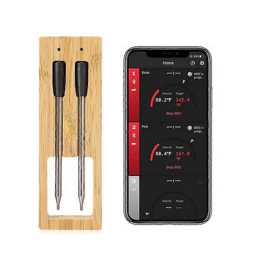 Bbq Probe Wireless Bluetooth Bbq Thermometer Kitchen Food Thermometer ...