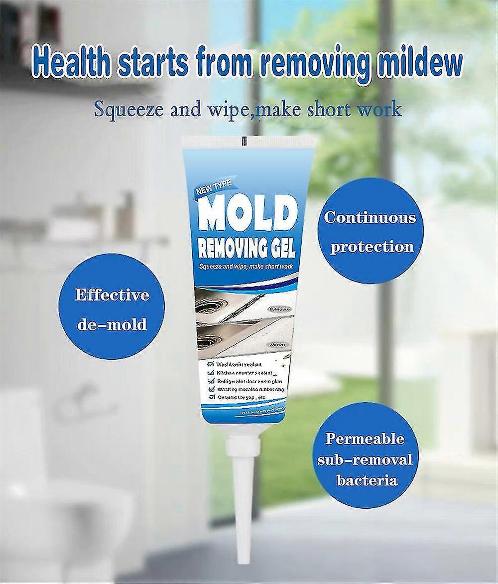 Wall Mold Mildew Remover Cleaner Caulk Gel Pool Tile Gap Spot Mold ...