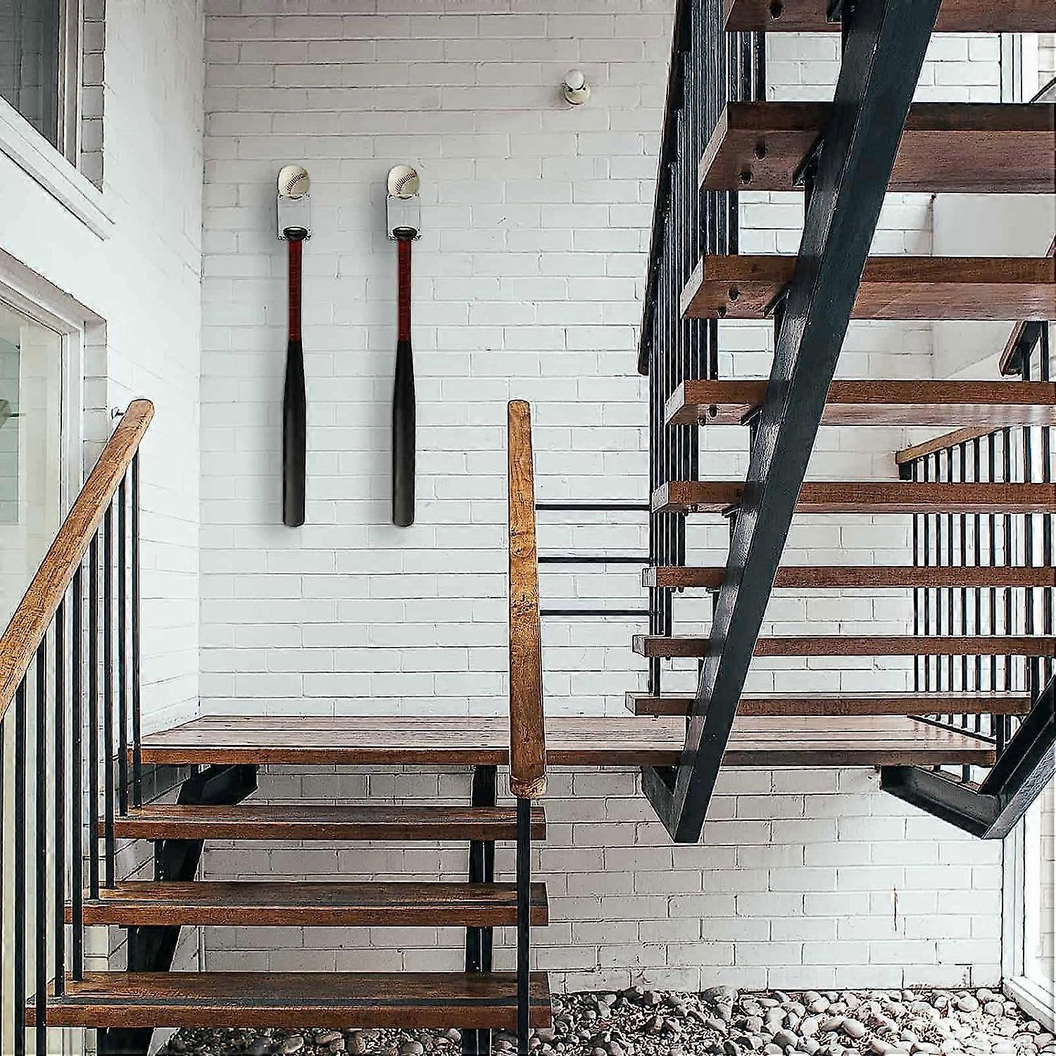 Wall Mount Bat Rack,2 Pcs Wall Stand Holder Rack For Bat, Acrylic ...