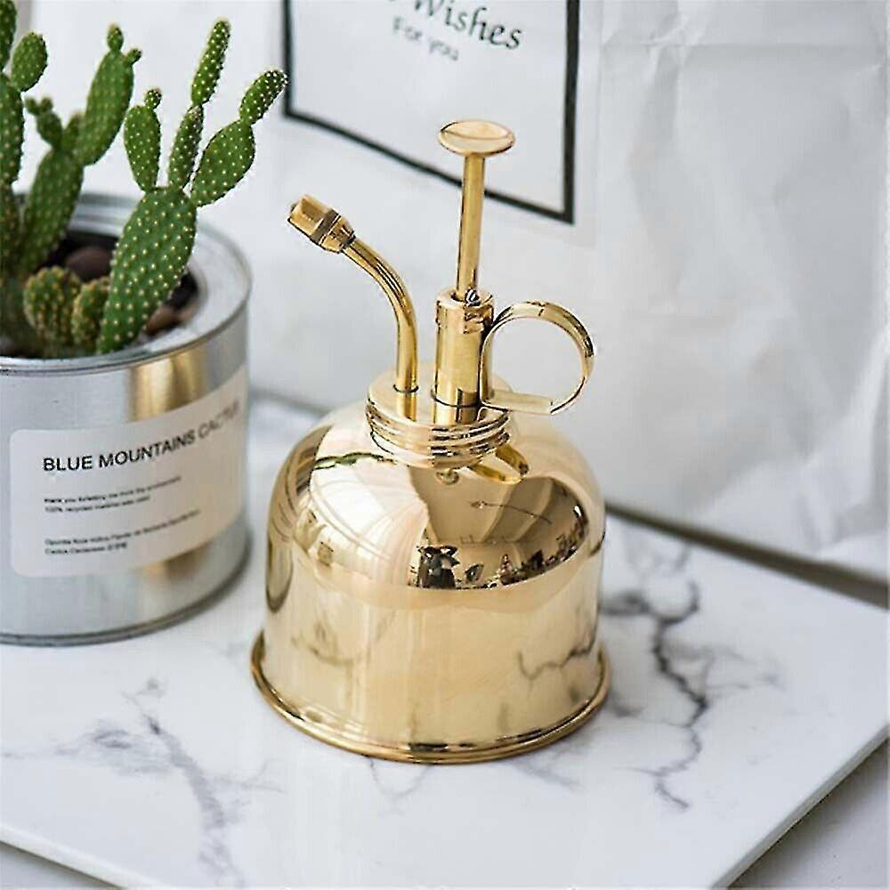 300ml Copper Plant Flower Watering Can Pots Spray Bottle Garden Mister ...