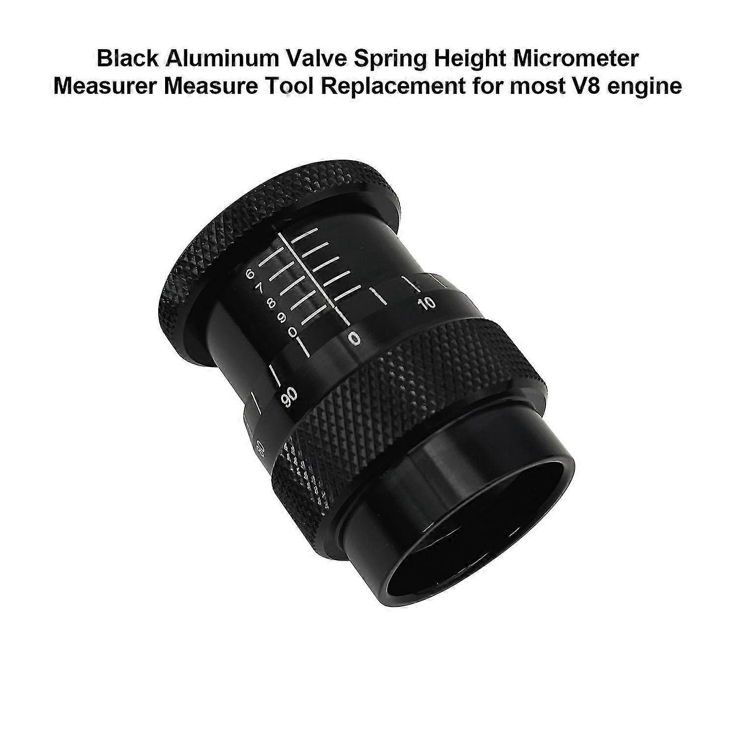 Black Aluminum Valve Spring Height Micrometer Measurer Measure Tool ...