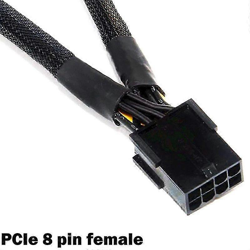 GPU Extension Cable PCIe 8 Pin Female to Dual 2x 8 Pin (6+2) Male PCI e ...