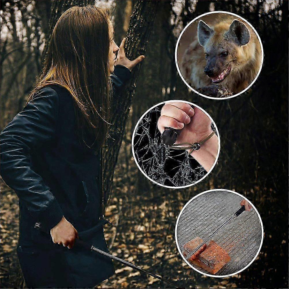 3 Section Telescopic Pole Walking Sticks Poles Stick Ultralight ...