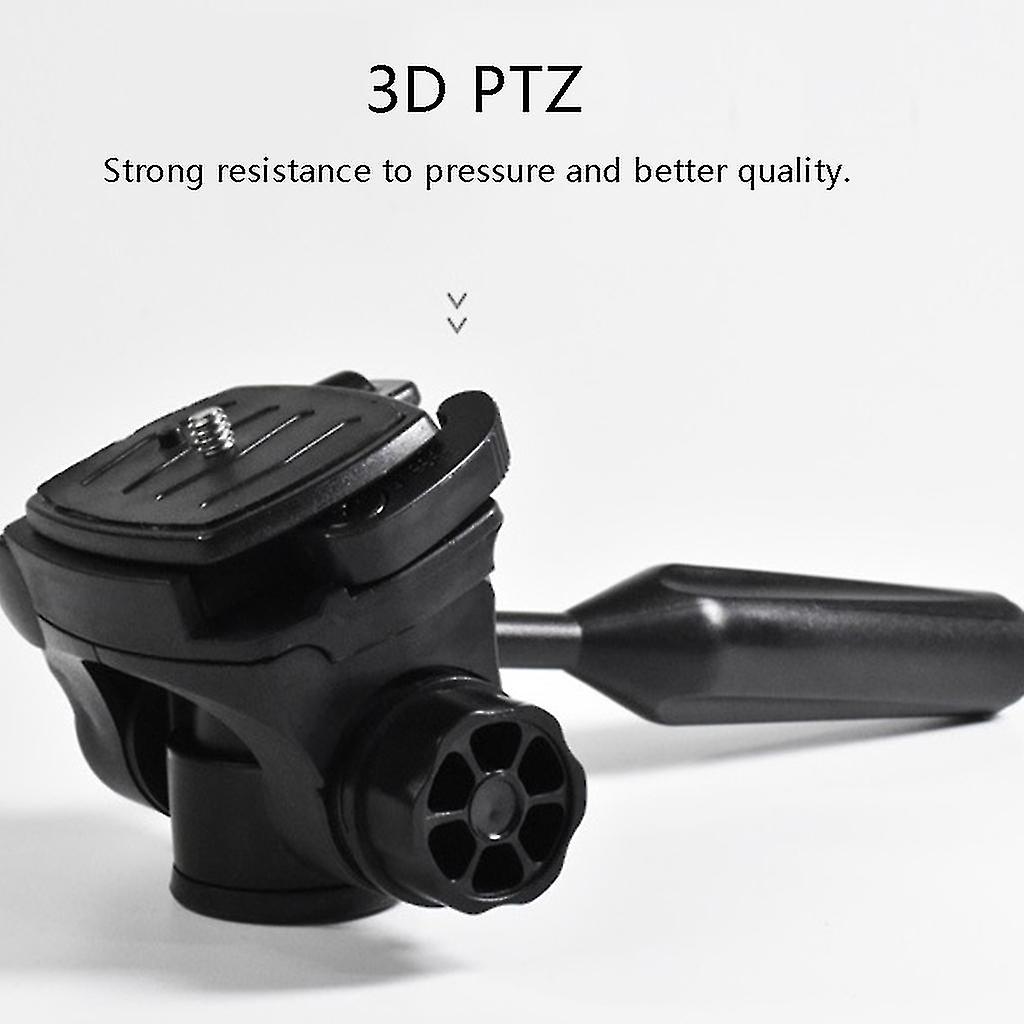 Tripod Pan Head, 360 Rotation 90 Tilt 3-dimensional Tripod Head Mount ...