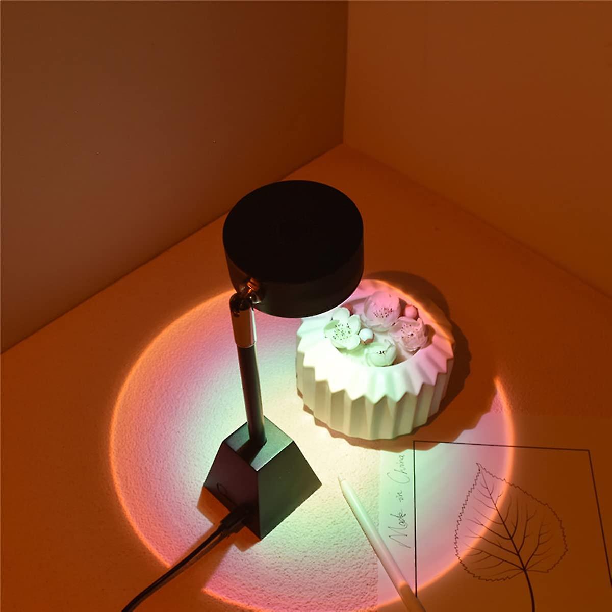 Sunset Lamp 360 degree projector lamp with LED light, for taking photos ...