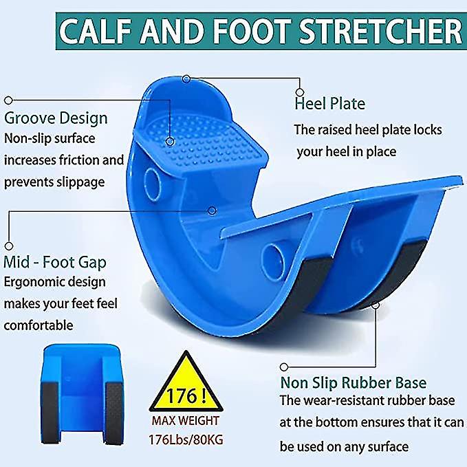 Foot Stretcher Rocker, Calf Leg Stretcher, Ankle Stretch Board For ...