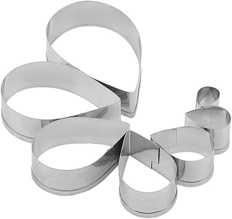 7 Pieces Cookie Cutter Drip Cutter Biscuit Fondant Shape Cake Cookie ...